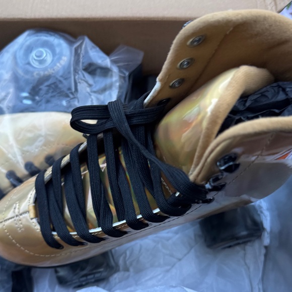 Other | Cream Roller Skates With Black Wheels | Poshmark